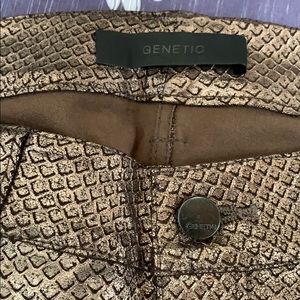 Genetic Denim | Jeans | Faux Snake Skin Textured Skinny Pants | Poshmark